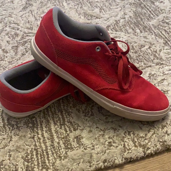 Vans | Shoes | Mens Red Van Sneakers | Poshmark